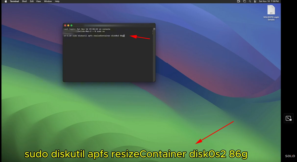 How to Extend your macOS Drive Partition? – SolidVPS – KnowledgeBase – How can we help?