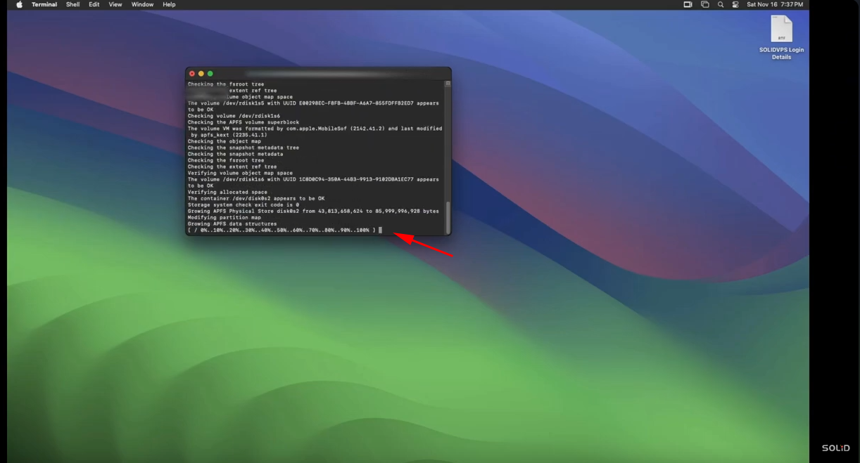 How to Extend your macOS Drive Partition? – SolidVPS – KnowledgeBase – How can we help?